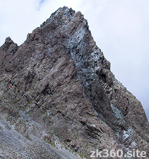 [Mt. Yari] A spectacular view of the Northern Alps at the summit of ...